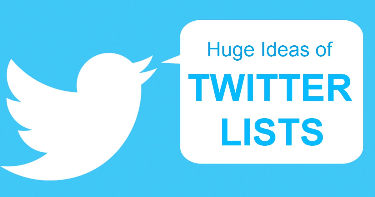 12 Smart Ways to Use Twitter Lists - 4 SEO Help
