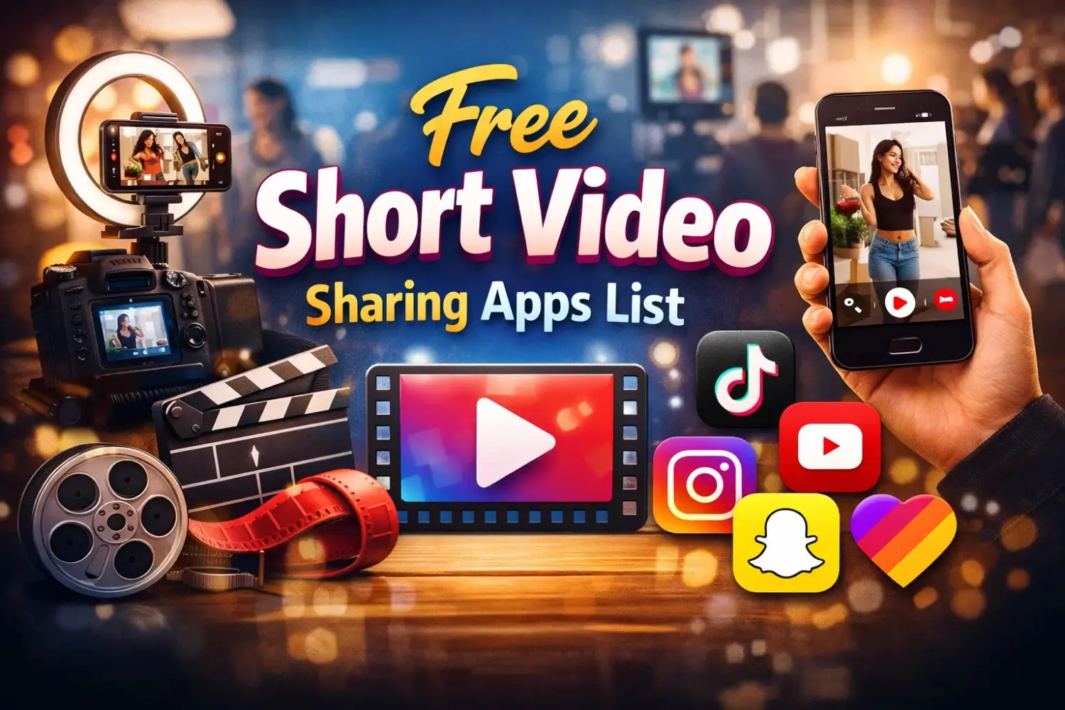 Top 30+ Free Short Video Sharing Apps List 2026 - 4 SEO Help